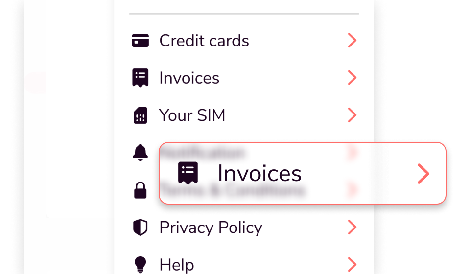 How do I see my old invoices? – Tello