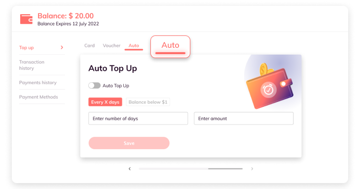 How do I top up using auto top up? – Tello